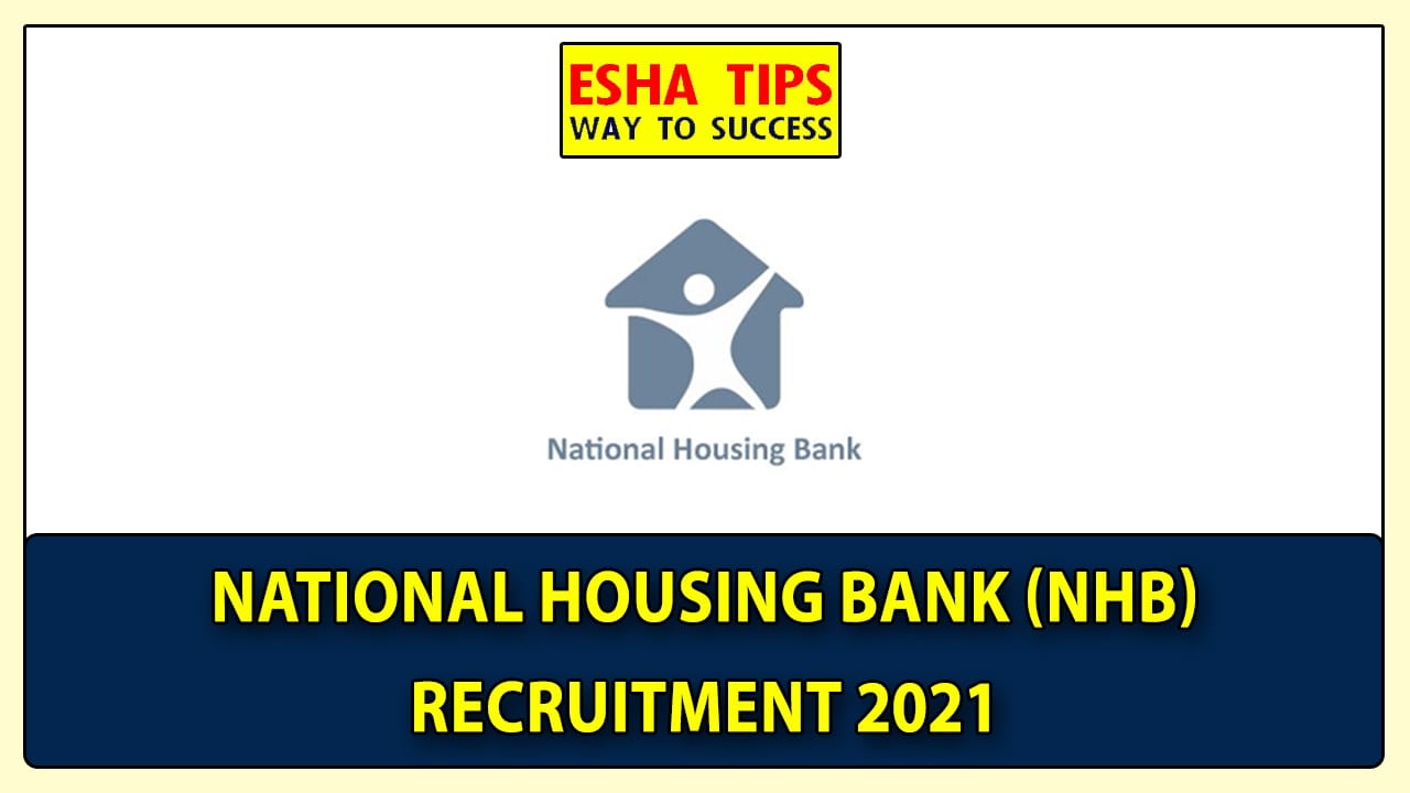 NHB Recruitment 2021 | National Housing Bank Job | Various Manager ...