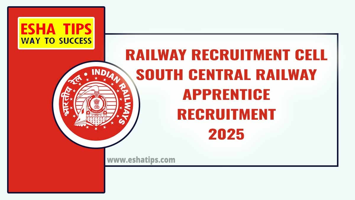 RRC SCR Apprentice Recruitment 2025